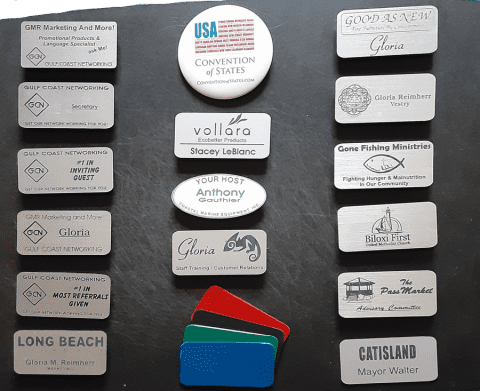 Custom Name Tags & Hats | GMR Marketing and More!